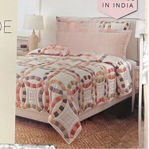 Rachel Zoe | Bedding | Rachel Zoe Hand Stitched Patchwork Fullqueen ...